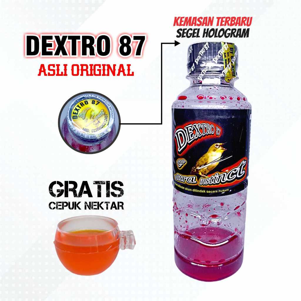 Jual DEXTRO 87 PLECI ORIGINAL TUTUP MERAH OM ACUZ, UNTUK PLECI DAN ...
