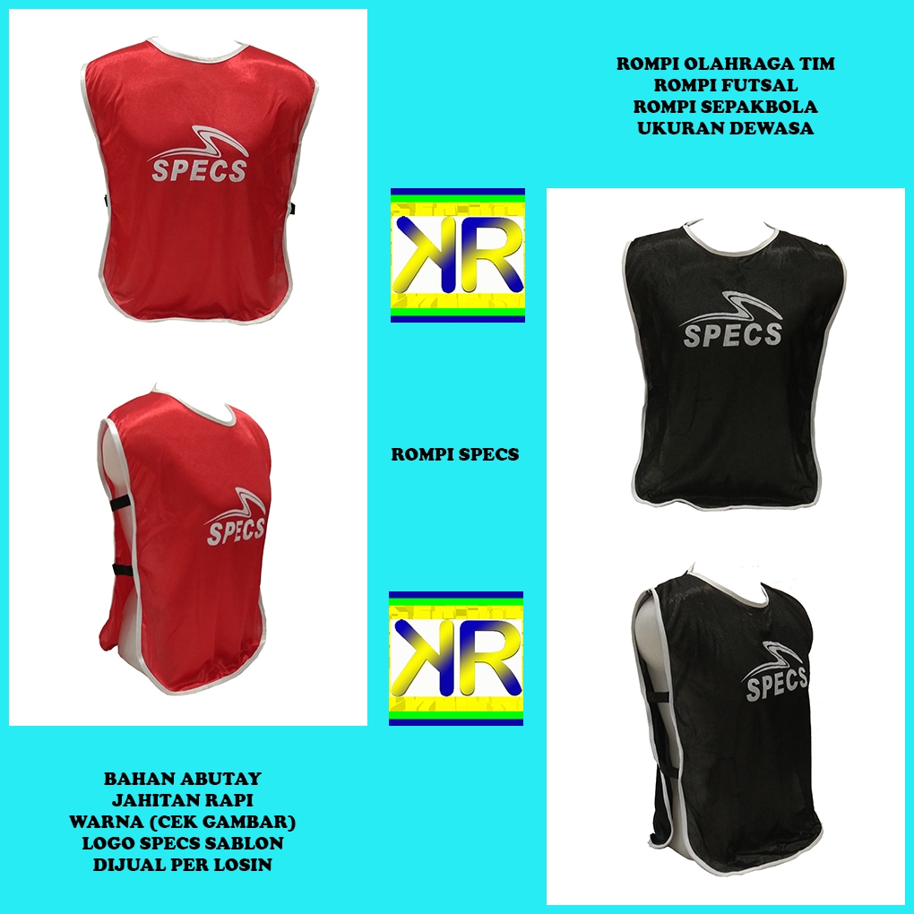 Jual Losinan 117rb Rompi Latihan Olahraga Tim / Rompi Futsal SPECS ...