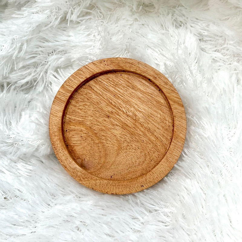 Jual Wooden Coaster Kayu Tatakan Gelas Lilin Kayu Alas Minim Properti ...