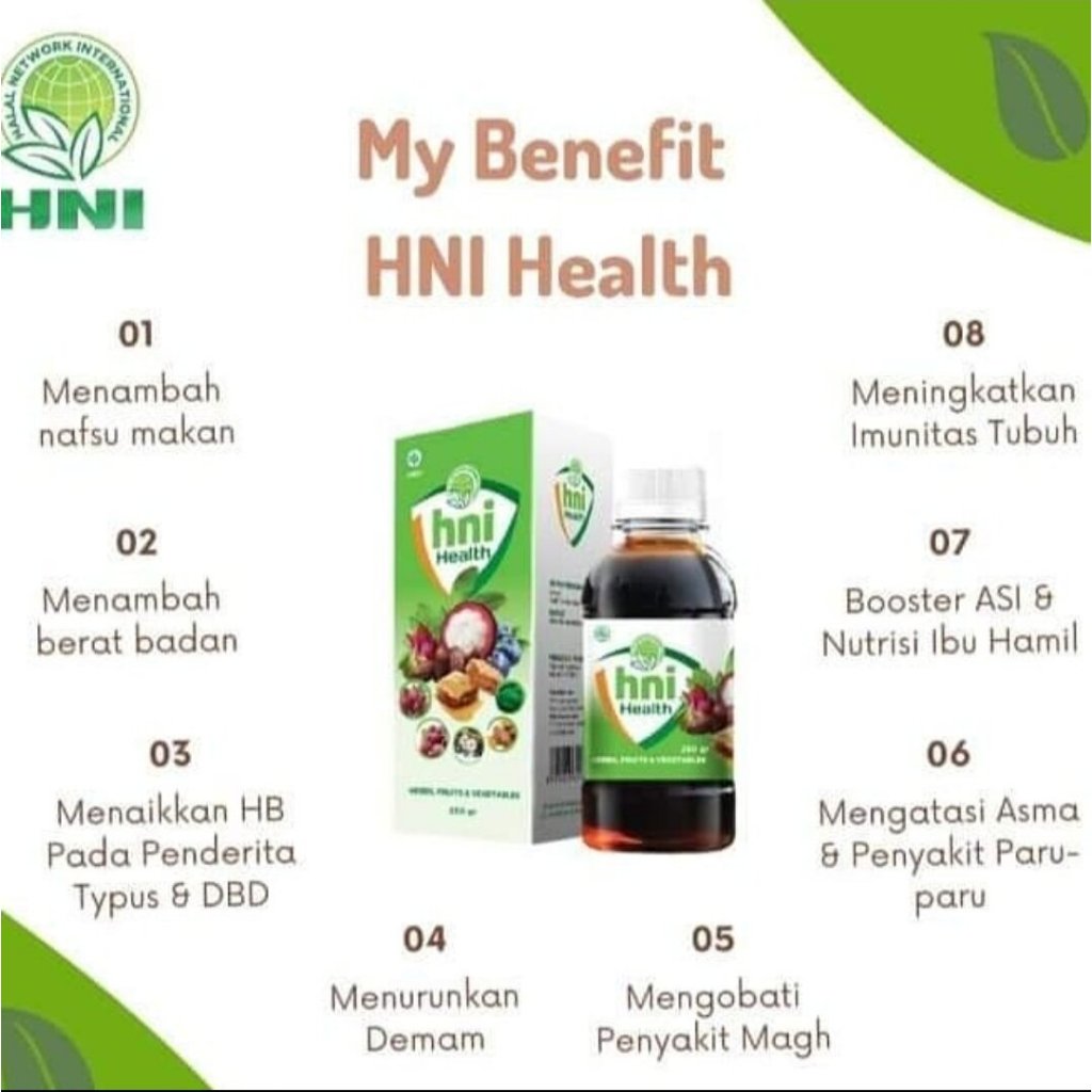 Jual HNI Health extra Food 250 ml Original | Shopee Indonesia