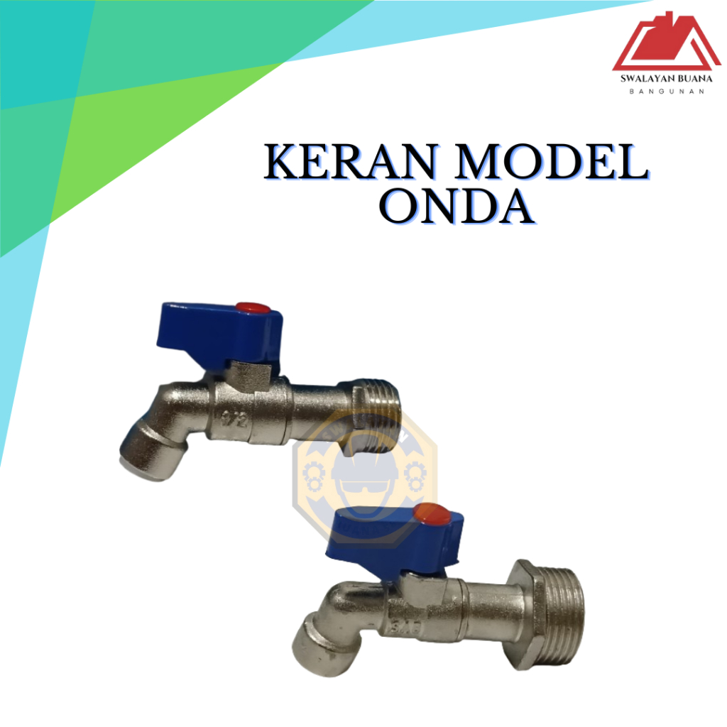 Jual Kran Tembok Model ONDA Babet Keran Air Taman bukan Besi | Shopee ...