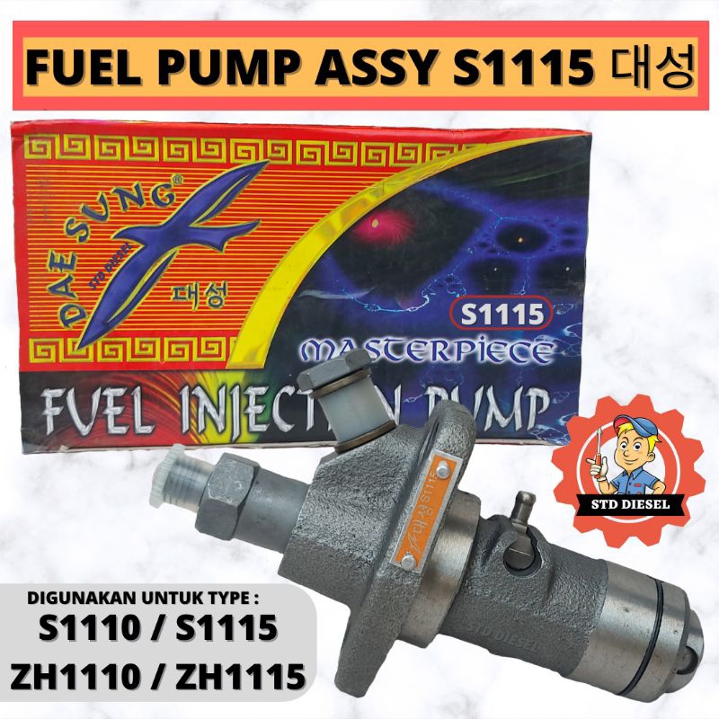 Jual FUEL PUMP MERK DAESUNG S1110 S1115 ZH1110 ZH1115 BOSPOM FUEL INJECTION PUMP 20 23 24 HP PK ...