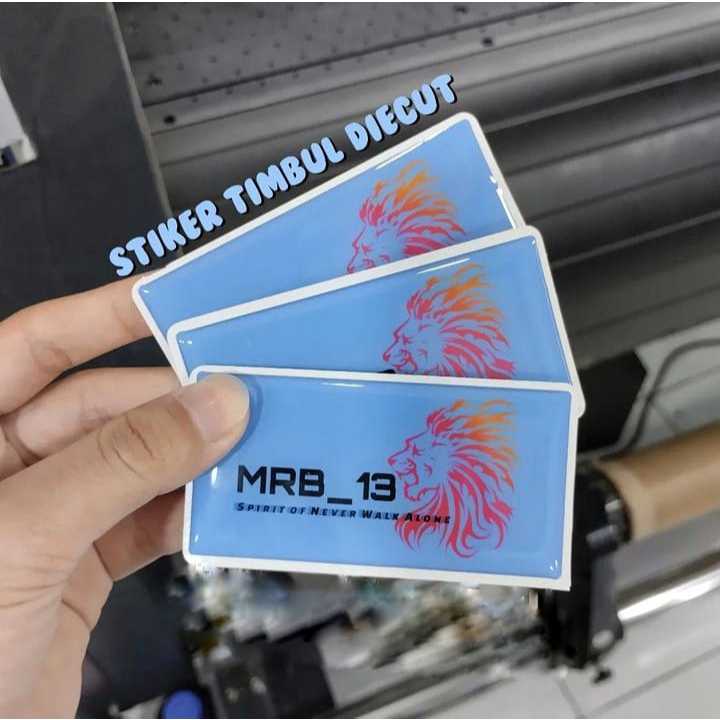 Jual Cetak Stiker Timbul Resin 3D & Super Gloss Potong Kiss Cut ...