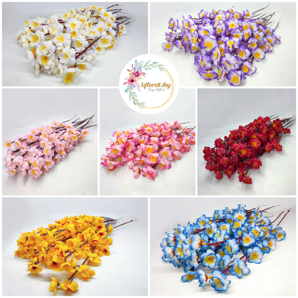 Jual [1 LSN] BUNGA SAKURA JEPANG ARTIFICIAL CHERRY BLOSSOM DEKORASI ...