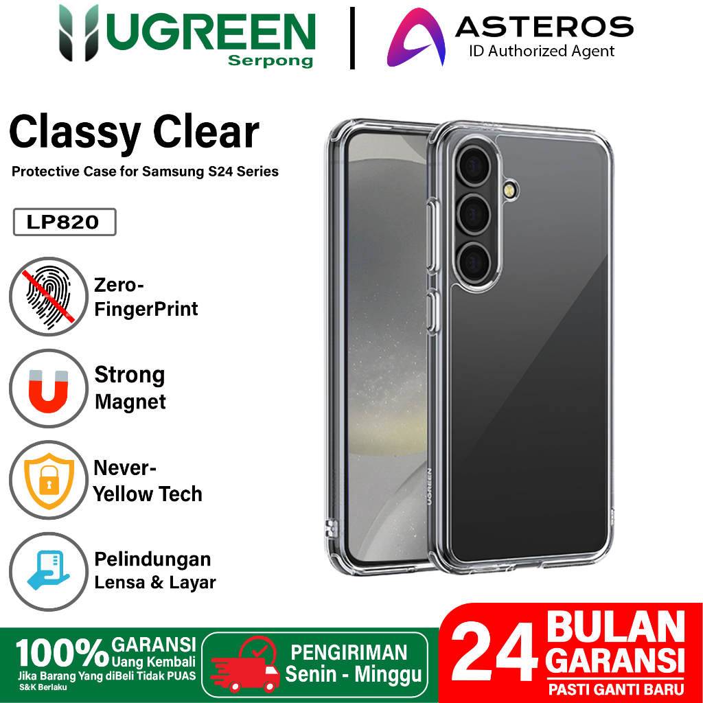 Jual UGREEN Casing Samsung S24 Series Classy Clear Protective Soft Case ...
