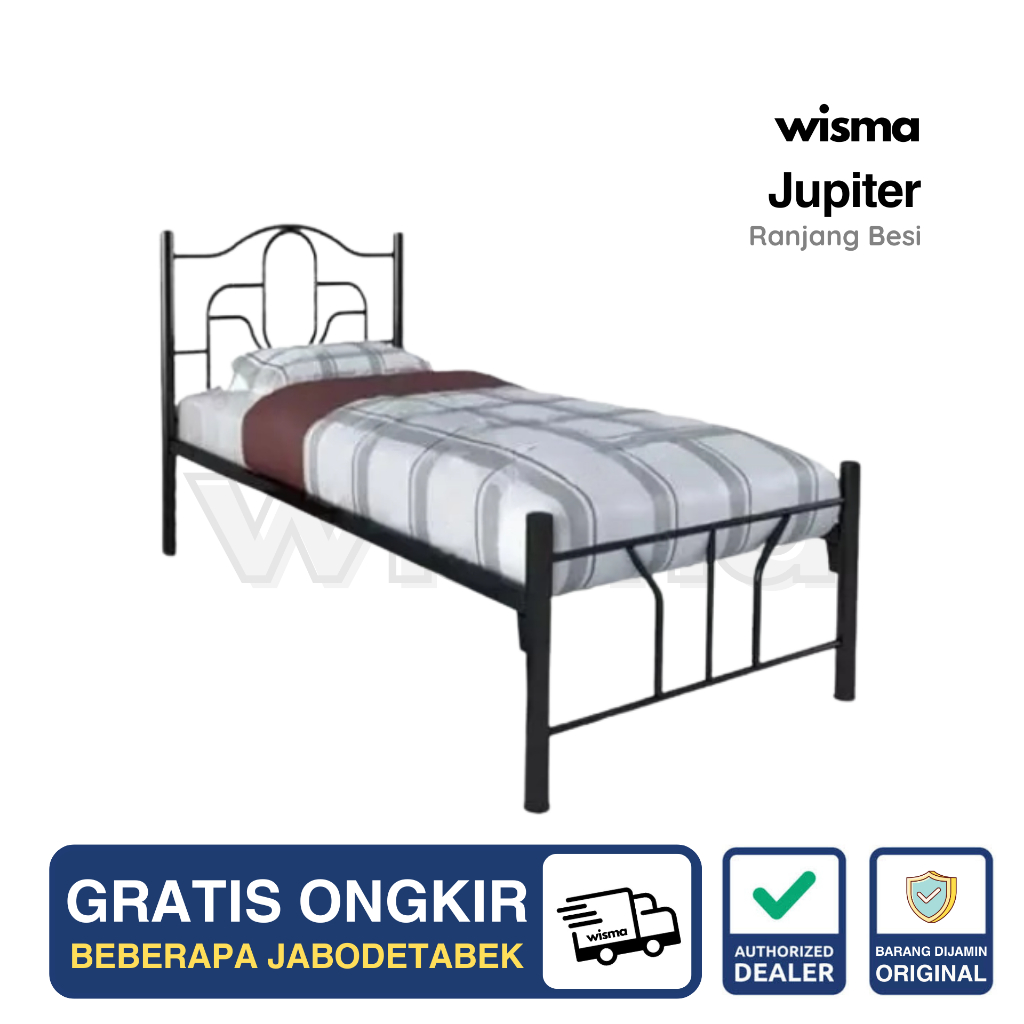 Jual Tempat Tidur Besi / Ranjang Besi Minimalis / Single Bed Jupiter ...