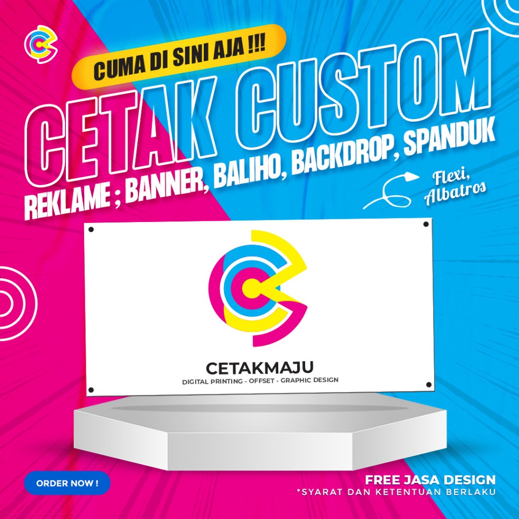 Jual Papan Reklame Spanduk/Banner/Baliho Custom murah | Shopee Indonesia