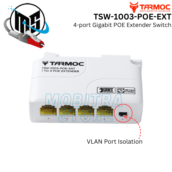 Jual Tarmoc IEEE802.3AF/AT 25W POE EXTENDER Switch 10/100 & Gigabit 1 ...