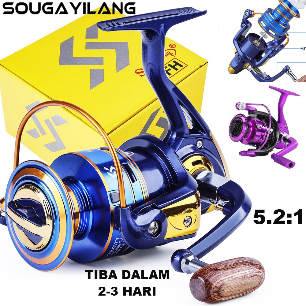 Jual Sougayilang Reel Pancing Spinning Fishing Reel 1000-7000 Harga ...