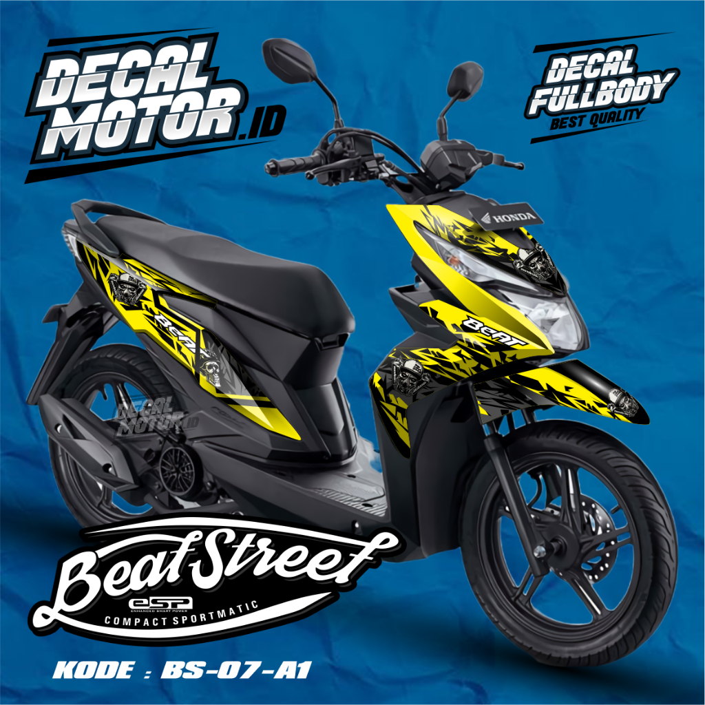 Jual Sticker Full body Beat Street Old 2016 -2019-Sticker Decal Beat ...