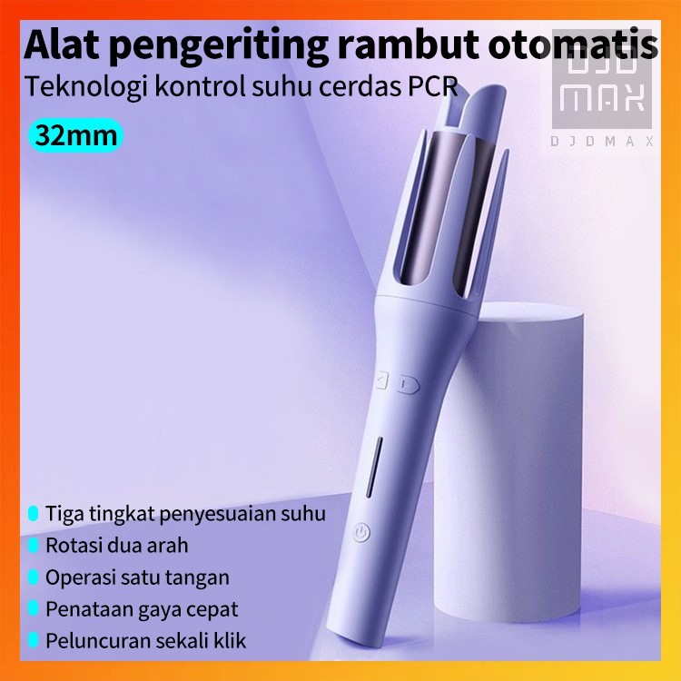 Jual DJDMax Alat Pengeriting Rambut Otomatis Untuk Rambut Halus Tanpa ...
