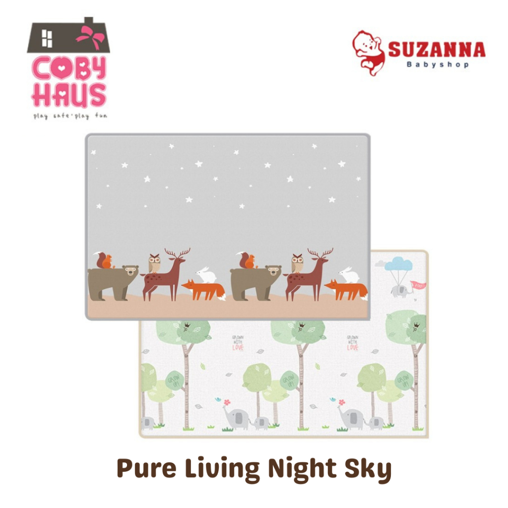 Jual Coby Haus Pure Living Night Sky Animal Playmat | Shopee Indonesia