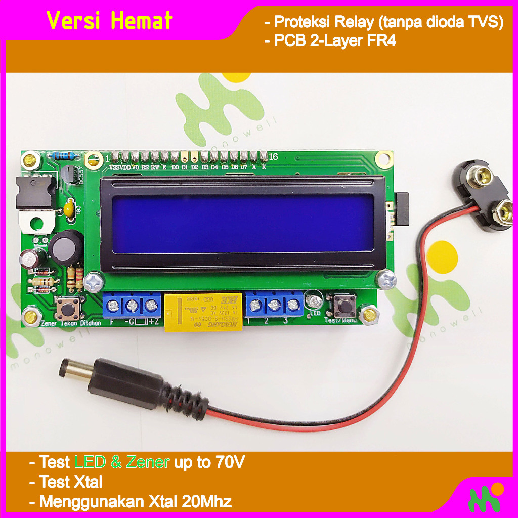 Jual ESR Meter - Zener Tester - Komponen Tester - LCR - Transistor ...