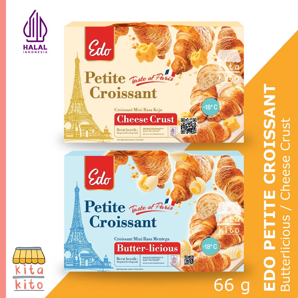 Jual Edo Petite Croissant | Croissant Mini Frozen | Shopee Indonesia