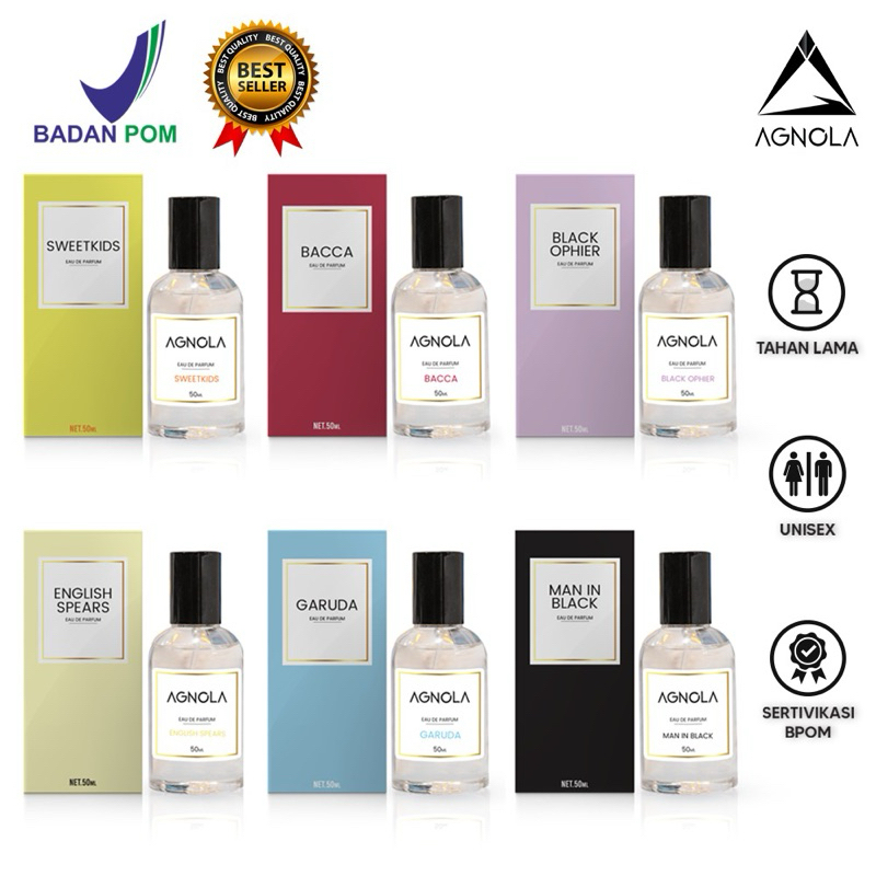 Jual [BPOM] Parfum AGNOLA PREMIUM Black Ophier 50 ml / Parfume Garuda ...