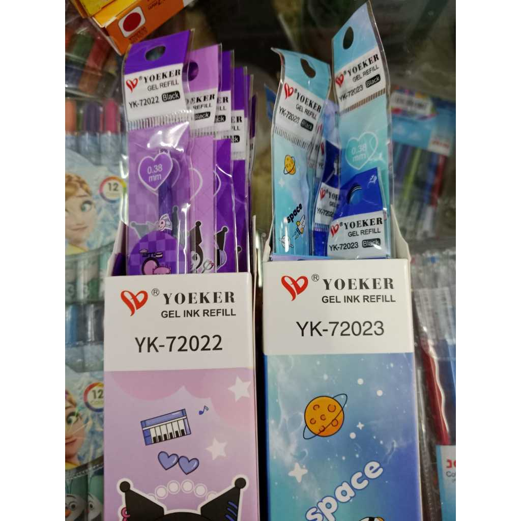 Jual Isi Pena Gel YOEKER Fancy 1pack - 20pcs | Shopee Indonesia
