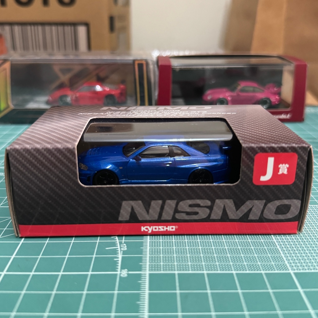 Jual Kyosho 1/64 Nismo Nissan Skyline GT-R R34 Z-Tune Blue Metallic ...