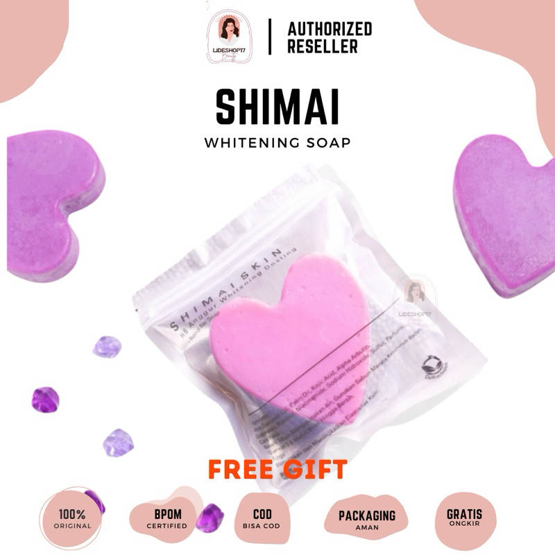 Jual [ORIGINAL] SABUN HB ANGGUR WHITENING SHIMAI SKIN SABUN DOSTING ...
