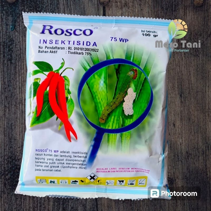 Jual ROSCO 75 WP Insektisida Telur & Ulat 100 Gram | Shopee Indonesia