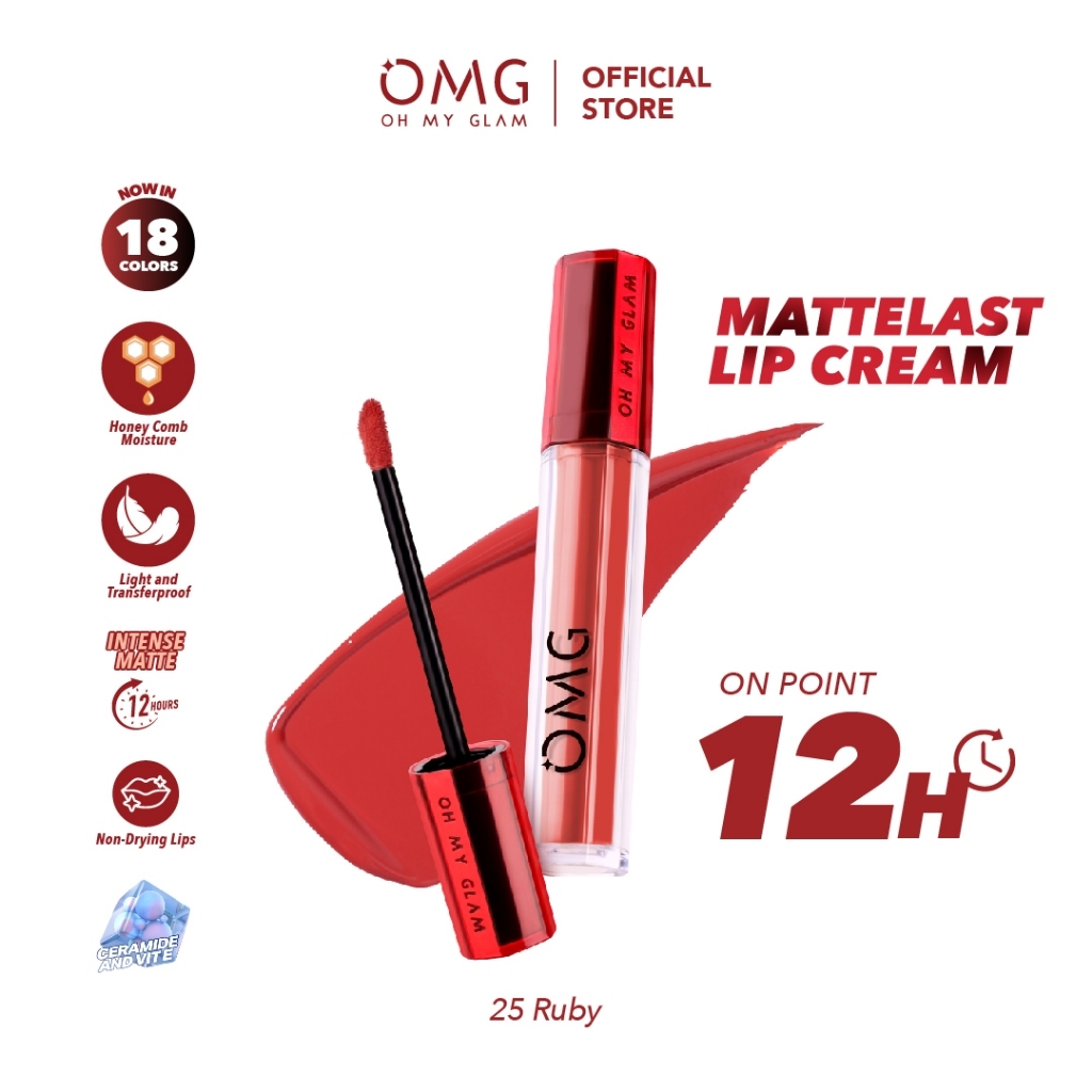 Jual OMG OH MY GLAM Matte Kiss Lip Cream 3.5gr / OMG Oh My Glam Matte Kiss Lip Cream 3.5g ...