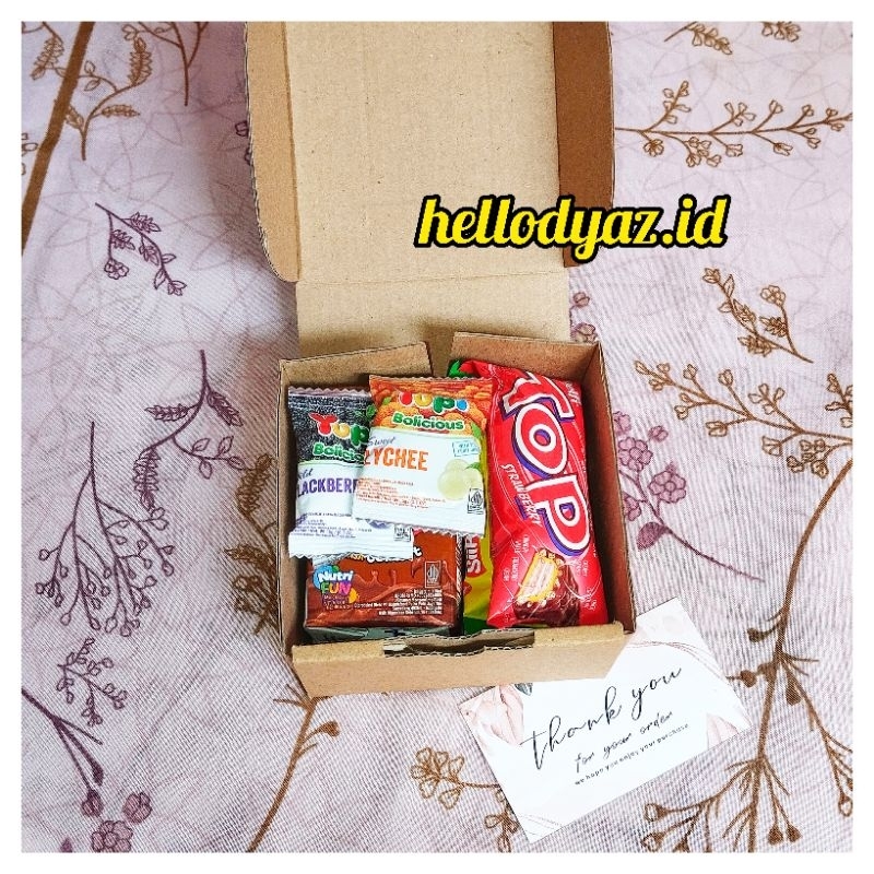 Jual HAMPERS SNACK MINI RECEH UNTUK LEBARAN / KADO ANAK ULANG TAHUN ...