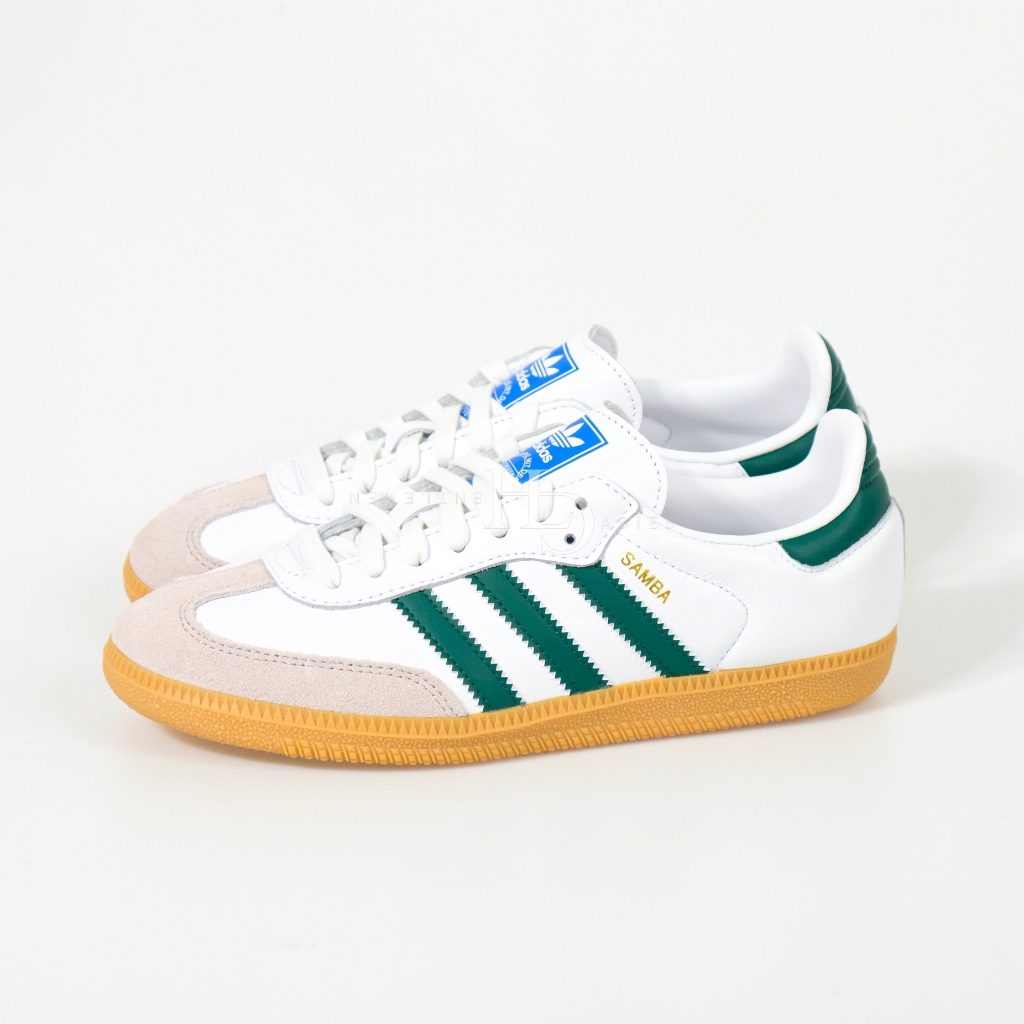 Jual Adidas Samba OG Cloud White Collegiate Green Gum IE3437 | Shopee Indonesia