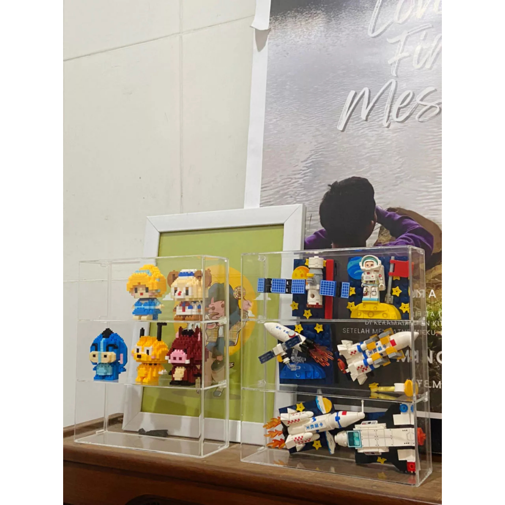 Jual Rak akrilik mini tempat display nano bricks | Shopee Indonesia