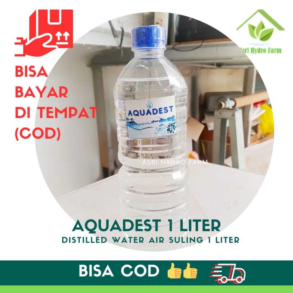 Jual Aquadest Aquades Akuades Air Suling Distilled Water 1 Liter ...