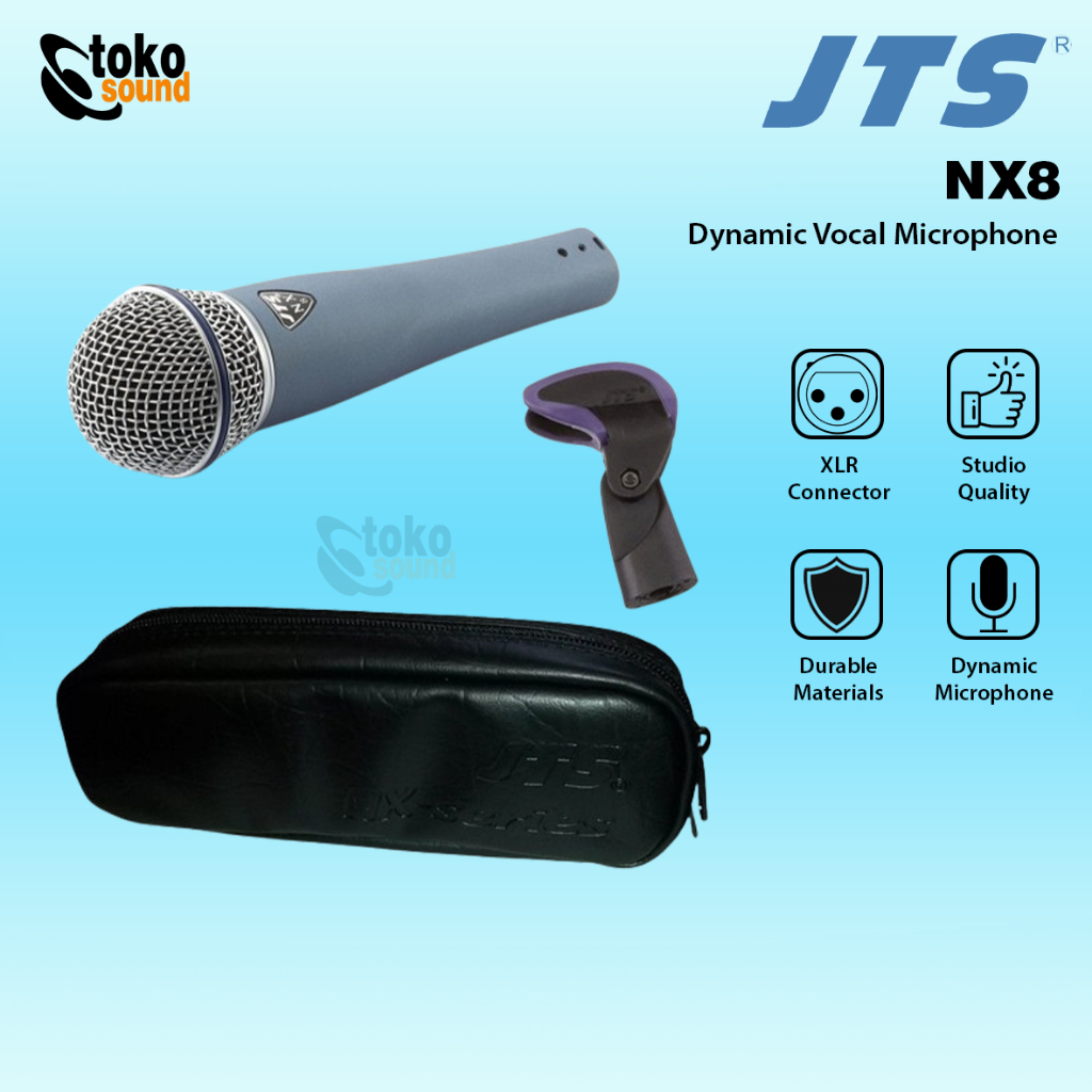 Jual JTS NX8 - Vocal Dynamic Microphone Original | Shopee Indonesia
