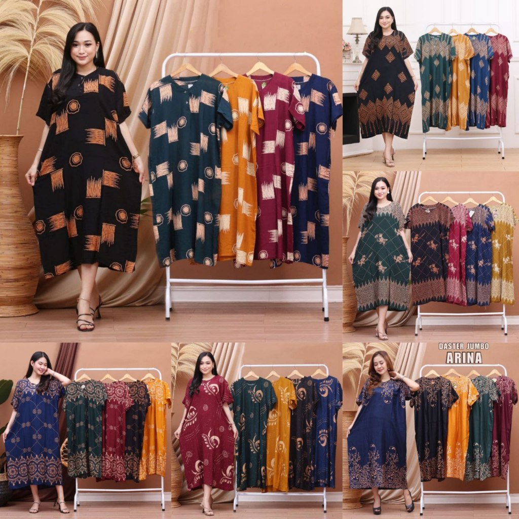 Jual (Paket Hemat) Daster Rayon Jumbo Busui - Motif Random - 100rb ...