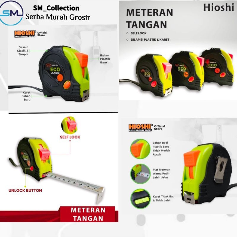 Jual meteran tukang/meteran kayu/meteran tangan/meretan bangunan ...