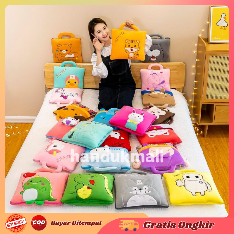 Jual Balmut Bantal Selimut Anak Dewasa Set 2 in 1 Multifungsi Selimut ...