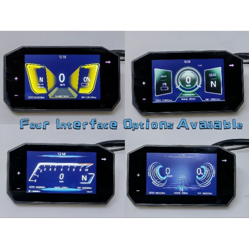 Jual speedometer motor listrik android & iphone, bisa buat map | Shopee ...