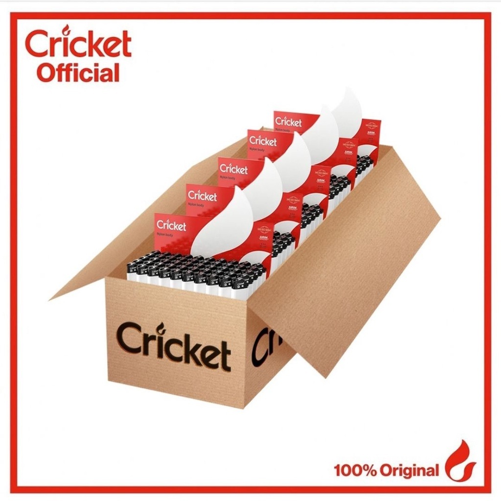 Jual CRICKET KOREK ISI 500 PCS (GRATIS 1 KOTAK ISI 25 PCS) | Shopee ...