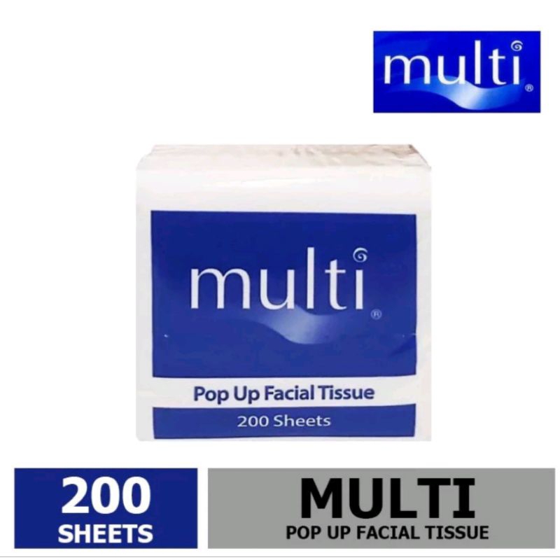 Jual Tisu Multi Pop Up 200 Sheets facial tissue - Tisue makan | Shopee ...