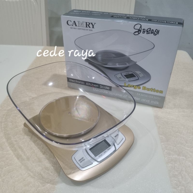 Jual timbangan kue digital camry / electronic kitchen scale 5 kg EK ...