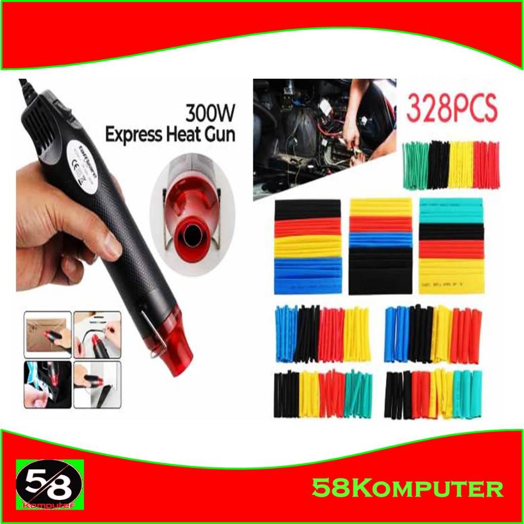 Jual Paket Lengkap Alat Pemanas Stiker Kaca Film Skotlet Hot Air Gun ...