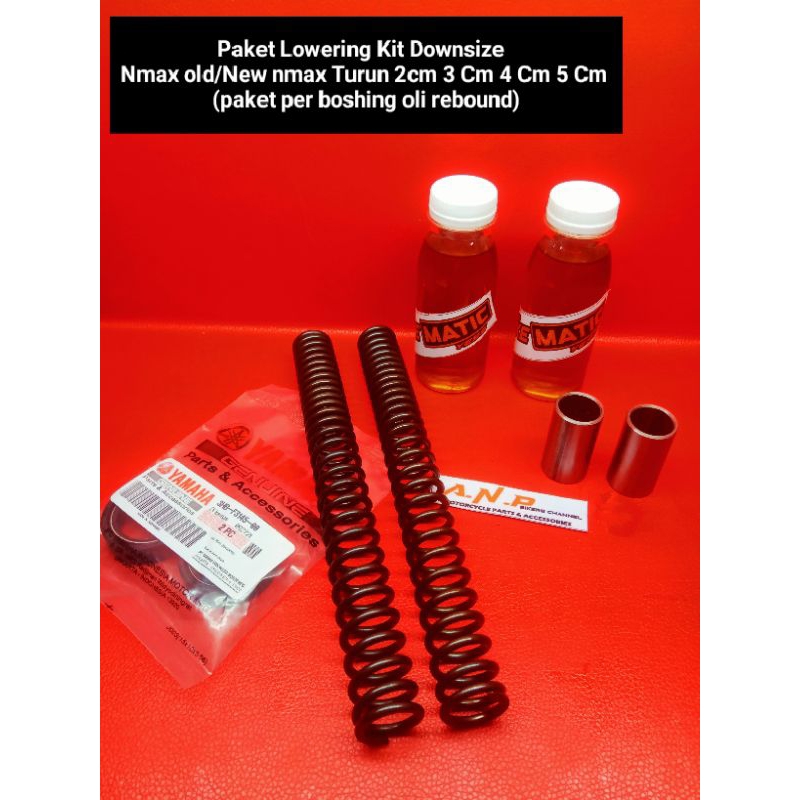 Jual Paket Lowering Kit Downsize Nmax old/New nmax Turun 2cm 3 Cm 4 Cm ...