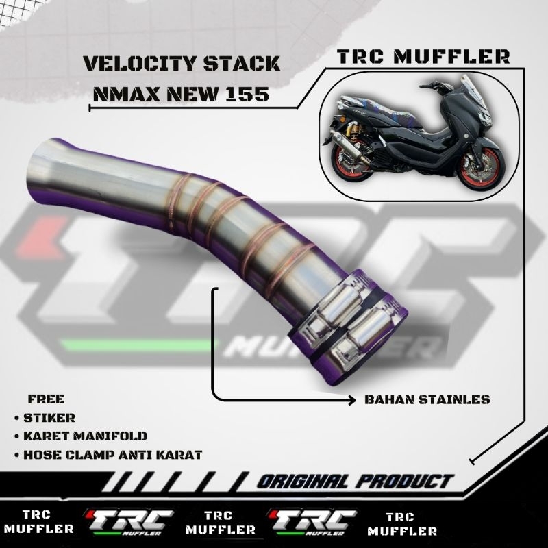 Jual Velocity Stack Air Intake Aerox New 155 & Nmax New 155 tinggal ...