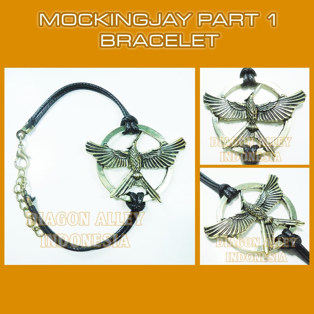 Jual Mockingjay Part 1 Bracelet, Gelang Burung The Hunger Games Katniss ...