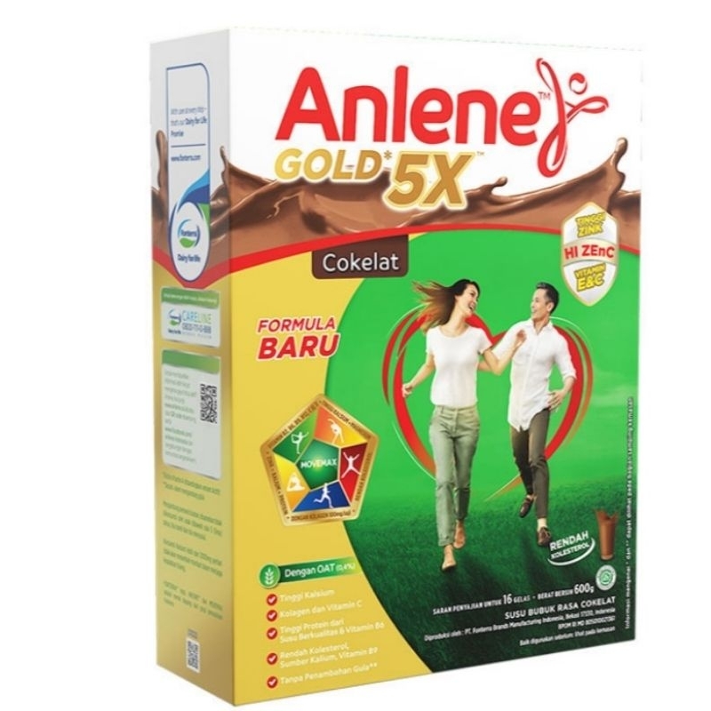 Jual Anlene Gold Plus Susu Bubuk Cokelat 600 g | Shopee Indonesia