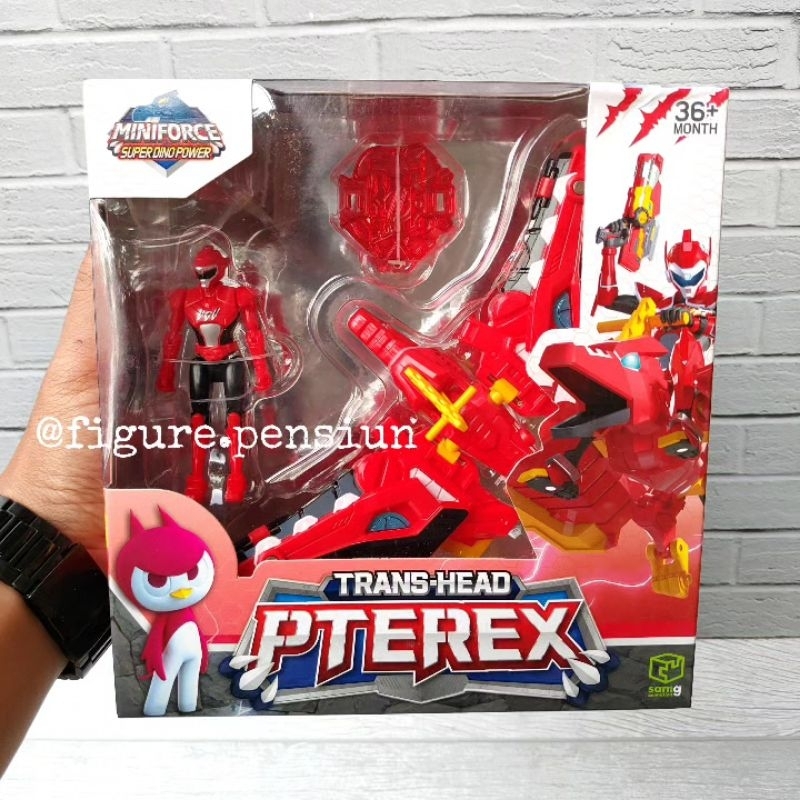 Jual MINIFORCE SUPER DINO POWER TRANS HEAD PTEREX ACTION FIGURE ...