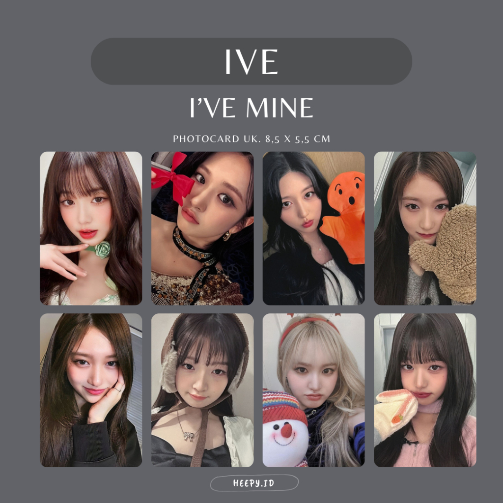 Jual [IVE] UNOFFICIAL PHOTOCARD IVE MINE | Shopee Indonesia