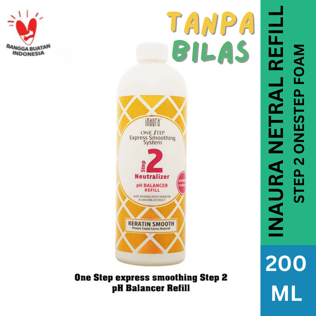 Jual INAURA ONE STEP EXPRESS SMOOTHING SYSTEM PH BALANCER REFILL 200ML ...
