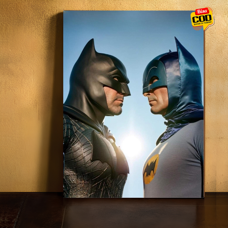 Jual Poster Gambar Batman VS Batan Hiasan Dinding Bahan Mdf Gb2 ...