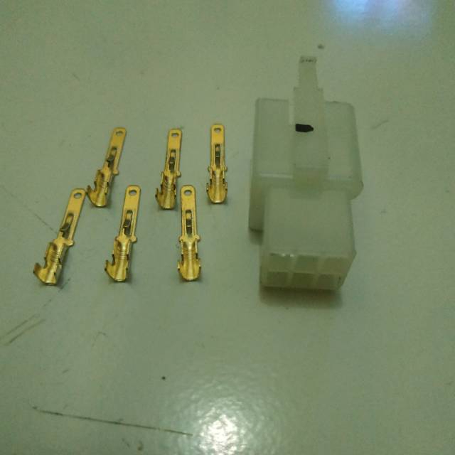 Jual Socket 6 pin male buat motor dan mubil | Shopee Indonesia