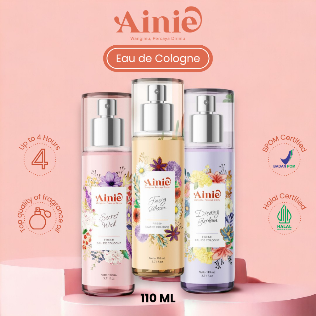 Jual Ainie Fresh Eau De Cologne 110ml Parfum Wanita | Shopee Indonesia