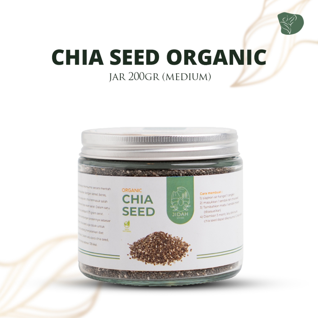 Jual chia seed medium chia seed organic chia seeds untuk diet chia ...