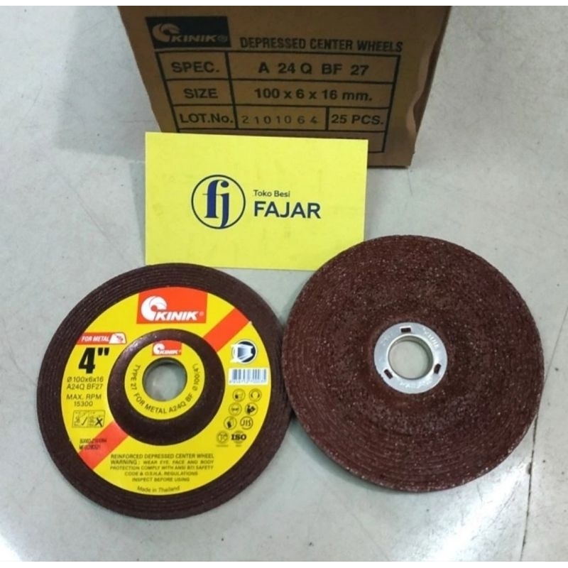 Jual Batu mata gerinda grenda grenda asah poles gosok KINIK 4 inch x 6 ...