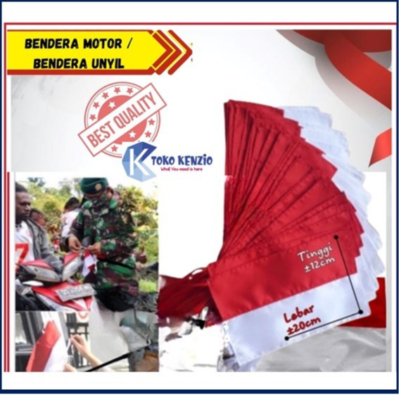 Jual BENDERA MERAH PUTIH BUAT DI MOTOR Bendera Unyil | Shopee Indonesia